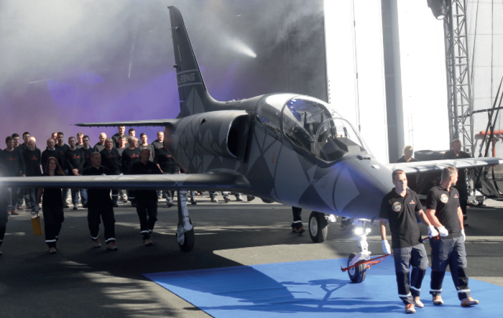 Czech jet trainer in focus