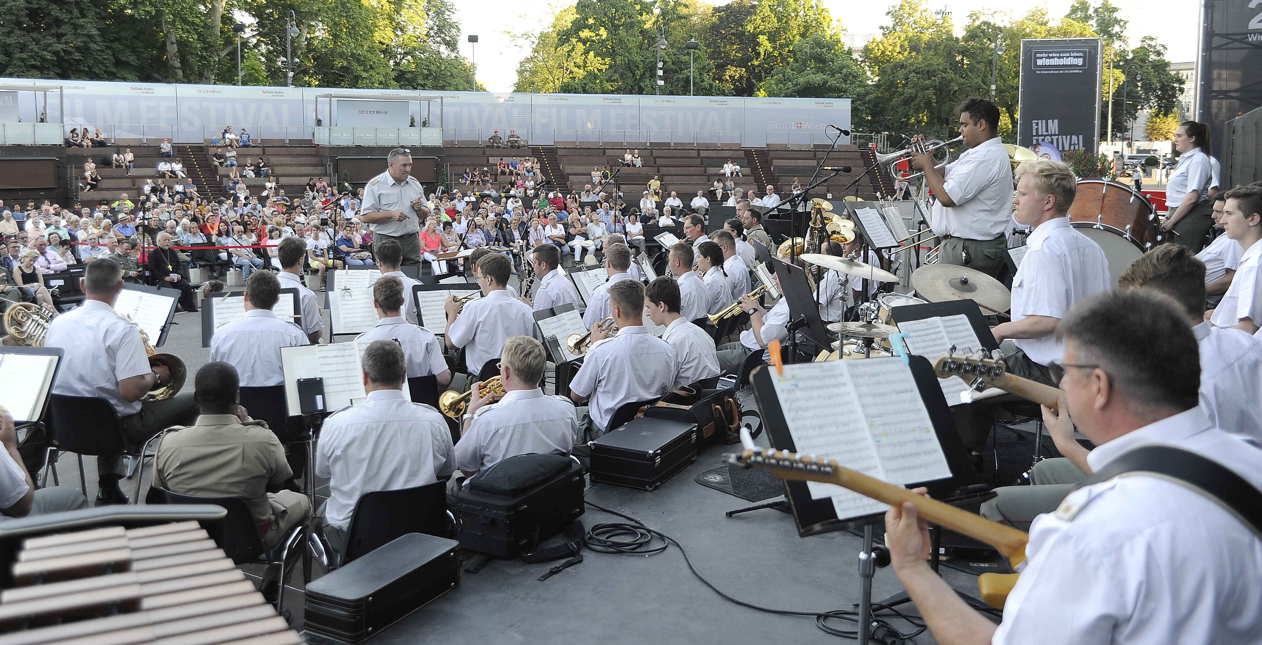 Arcade courtyard concert of the Vienna Military Command