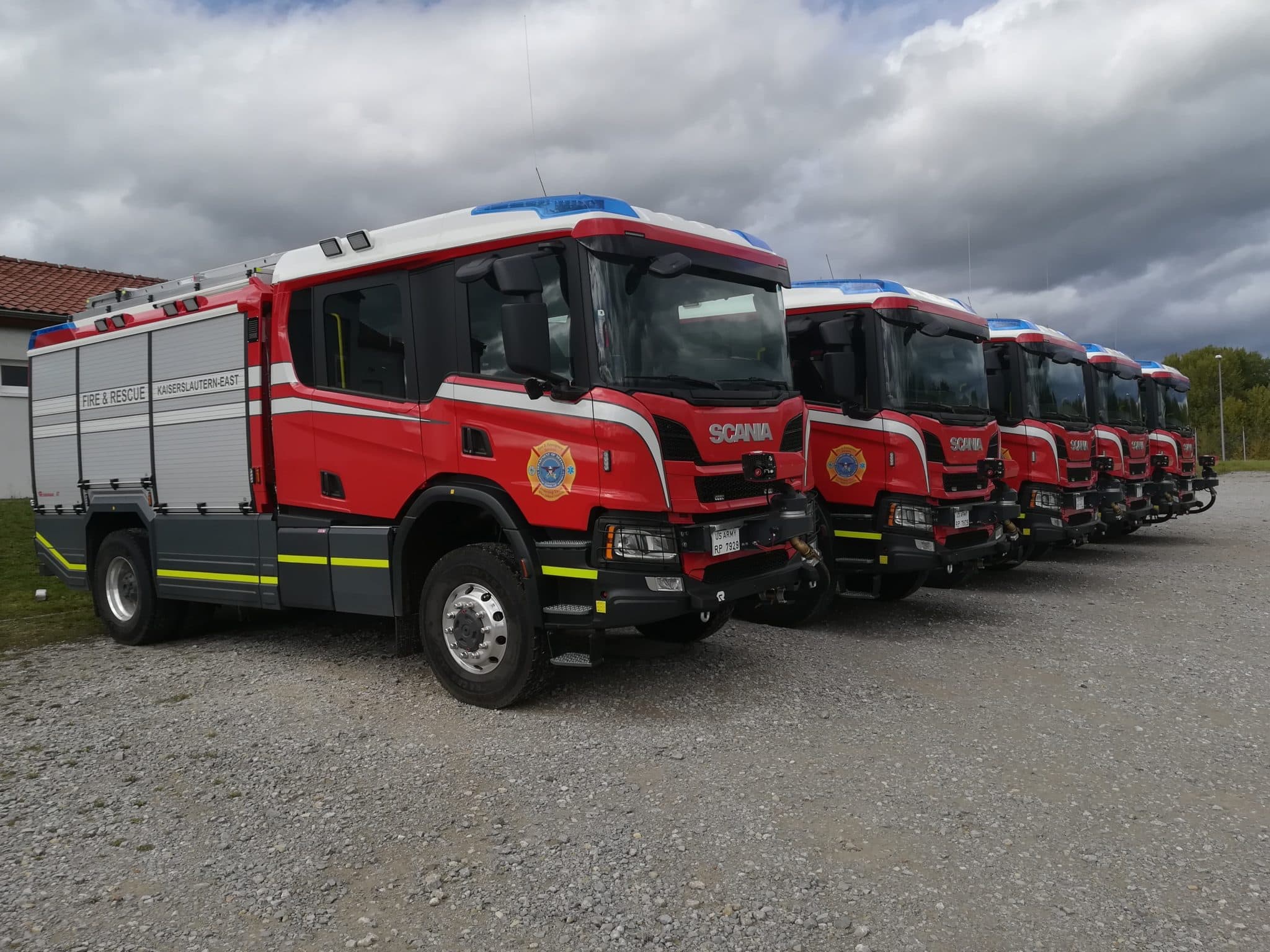 New fire engines for the US Army in Germany