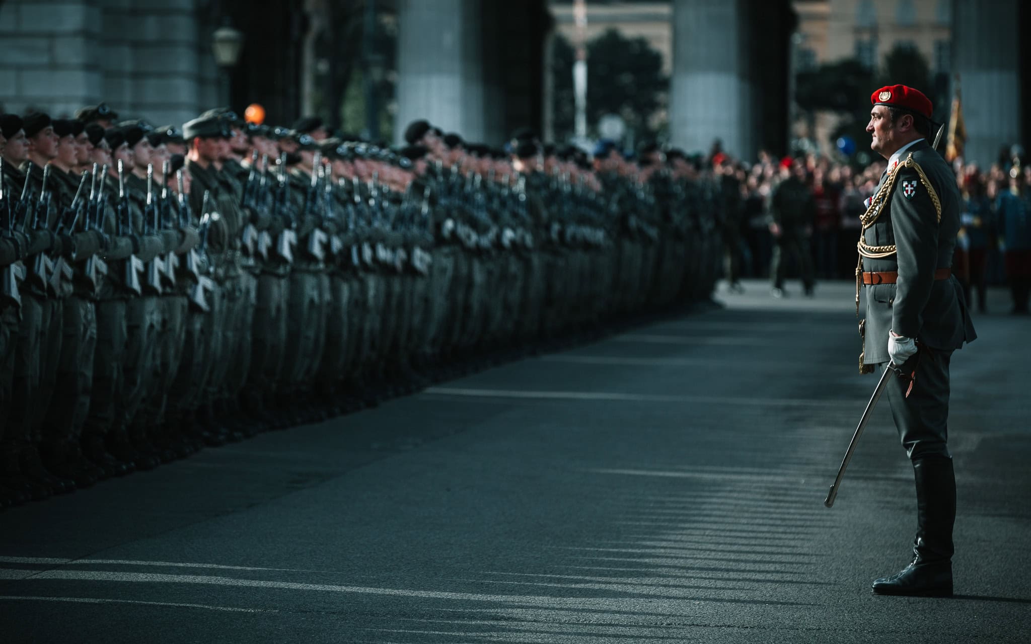 Guards photographer Nick Rainer in a short interview