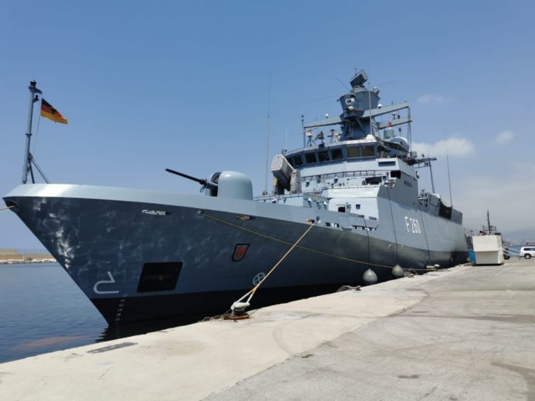 ÖBH soldiers visit German corvette