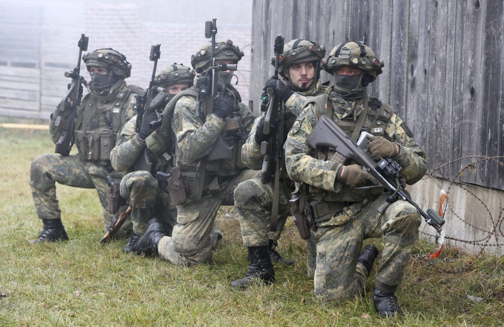 Austrian battalion is "combat ready"