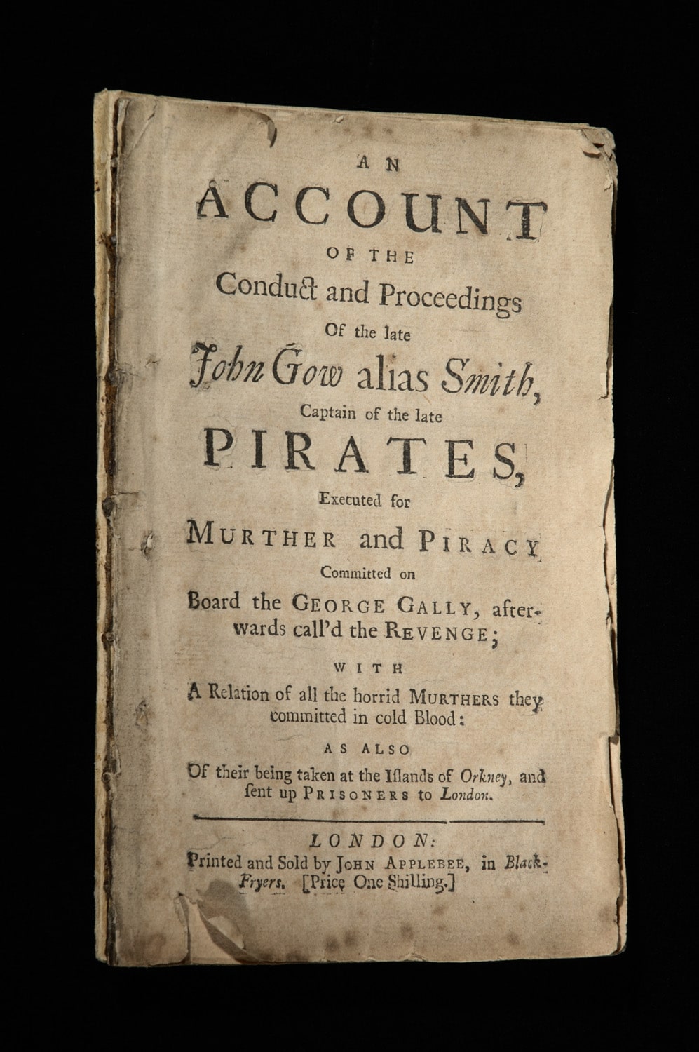 The failed career of pirate John Gow