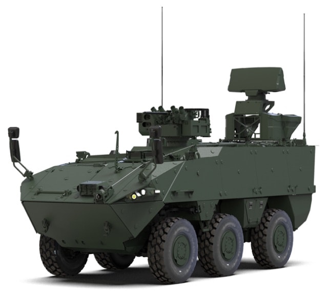 Moderne Waffenstation für den Pandur Evolution