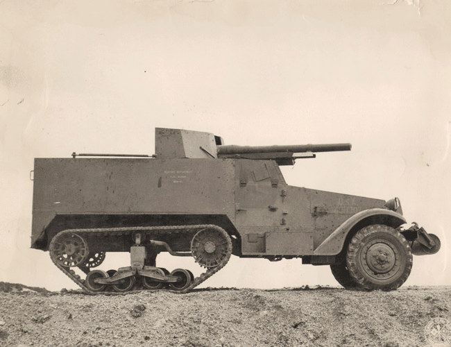 M3-Gun Motor Carriage - the makeshift tank destroyer