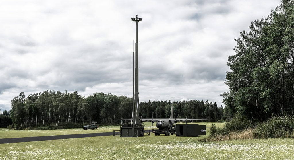 Saab presents mobile digital control tower