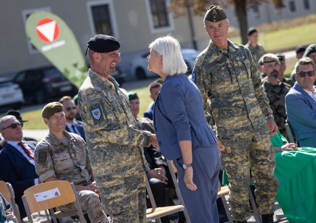 Handover of command at the foreign operations base