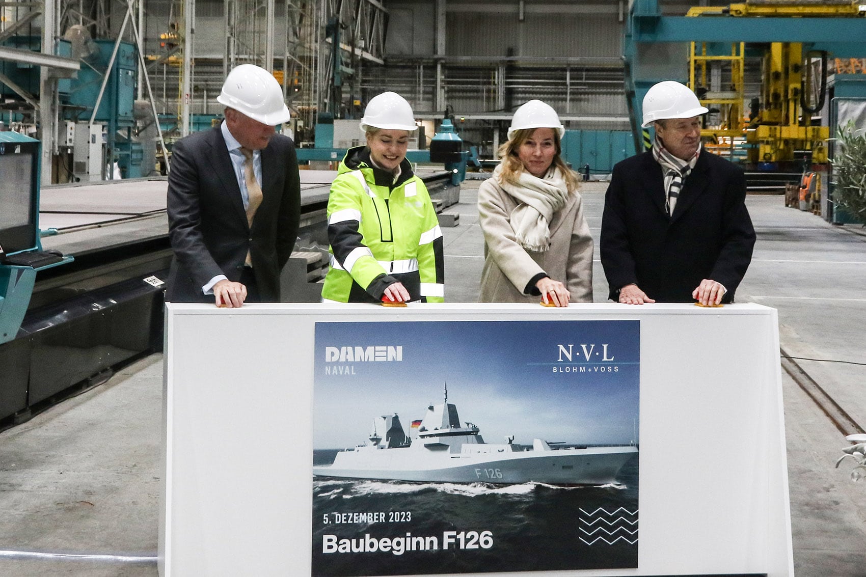 Damen starts construction of the F126 frigate