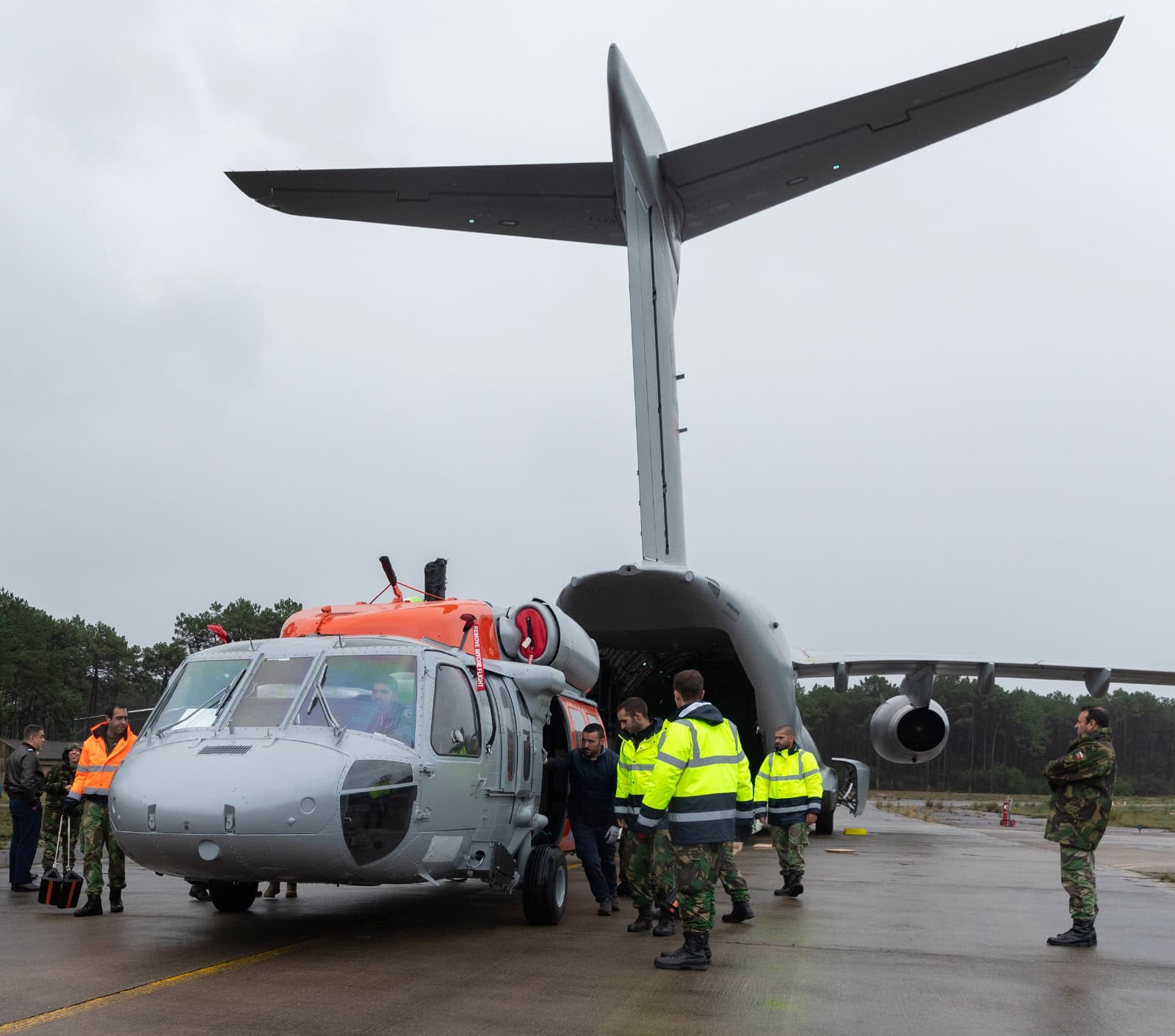 The Embraer C-390M even fits a HIMARS