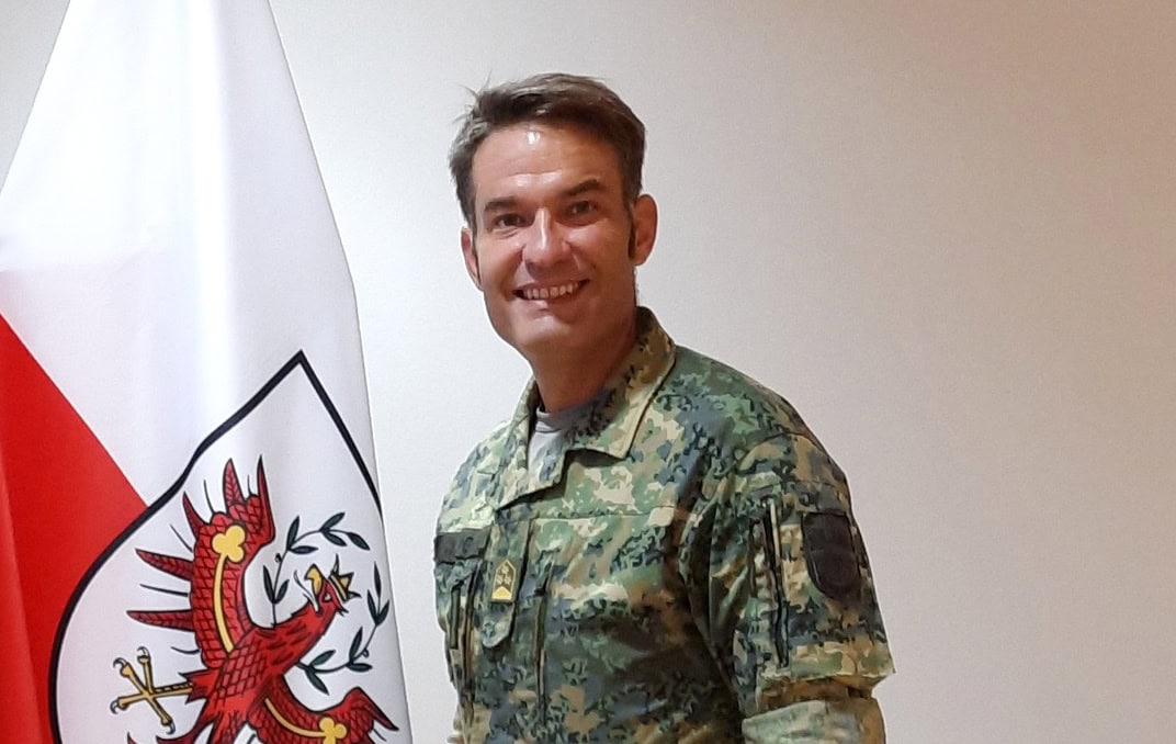 Colonel Matthias Wasinger takes over Jägerbataillon 24