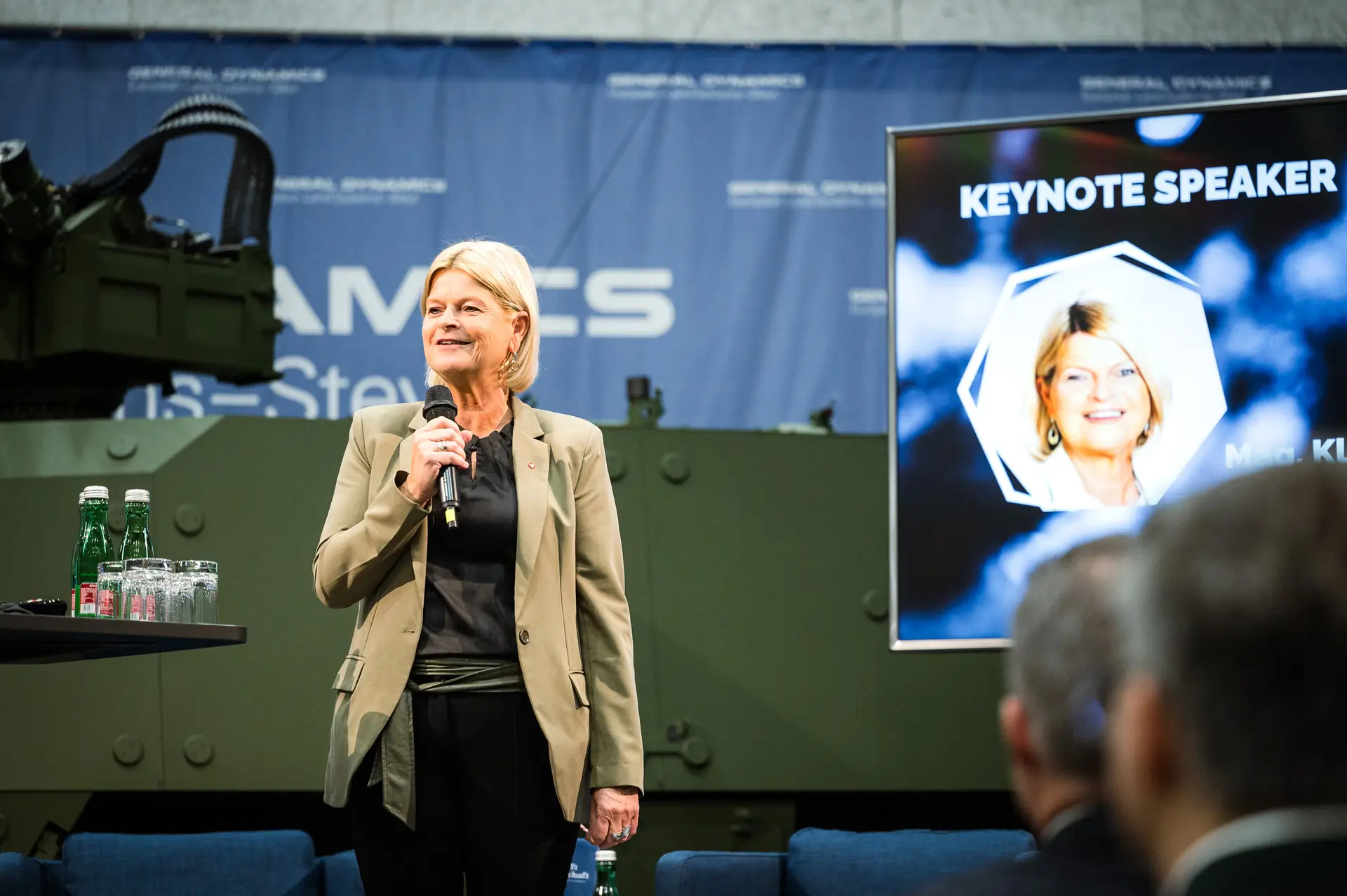 Defense Minister Klaudia Tanner starts her new term of office