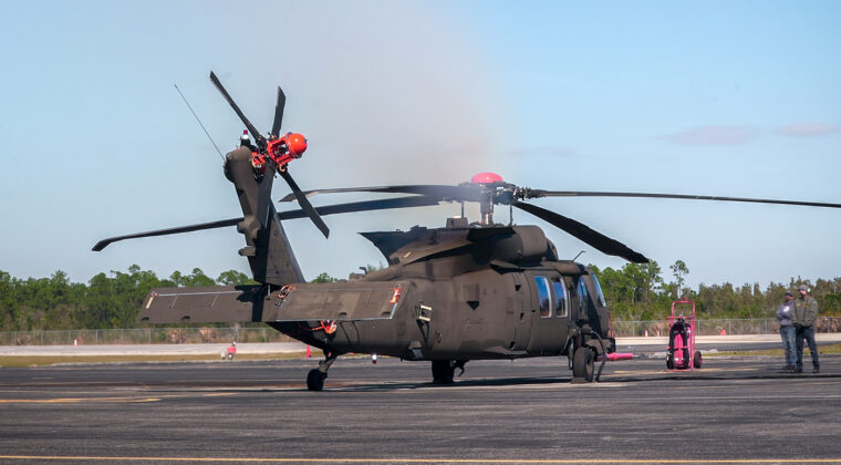 Sikorsky tests new engine in Black Hawk