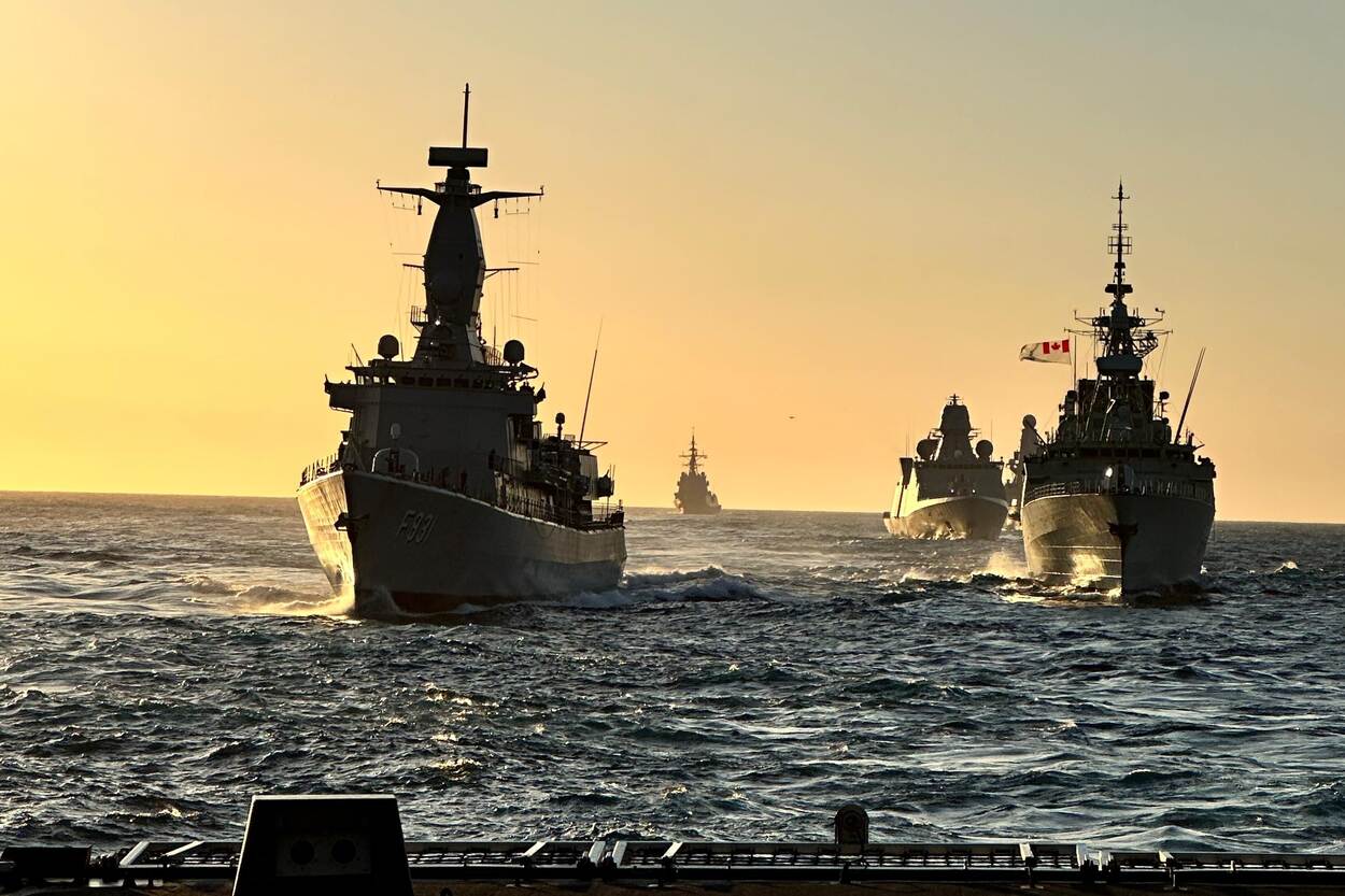 Niederländische Marine Teil der Übung „Formidable Shield"