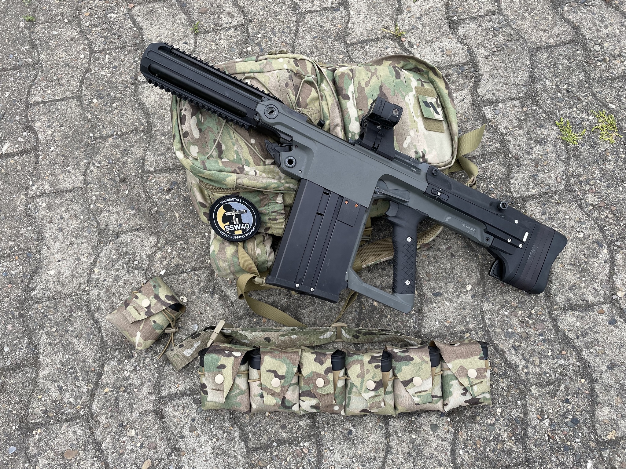 Weltneuheit: Rheinmetall Granatwerfer Squad Support Weapon SSW40