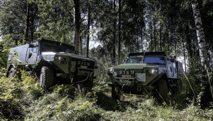 Sweden receives first GTP vehicles from Sisu