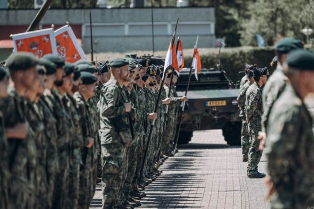 New formation of an artillery unit in the Netherlands