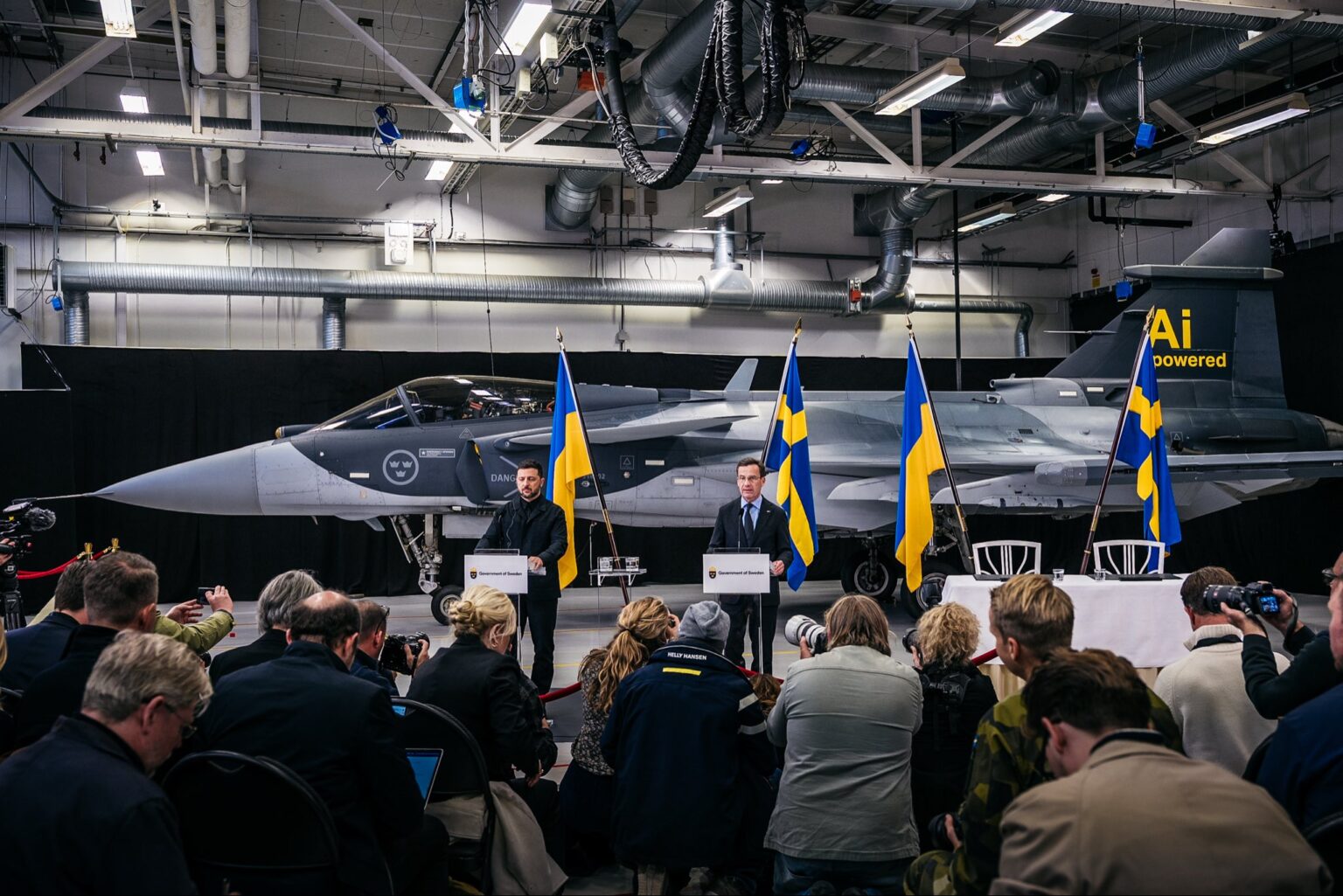Letter of intent: Over 100 Saab Gripen E for Ukraine