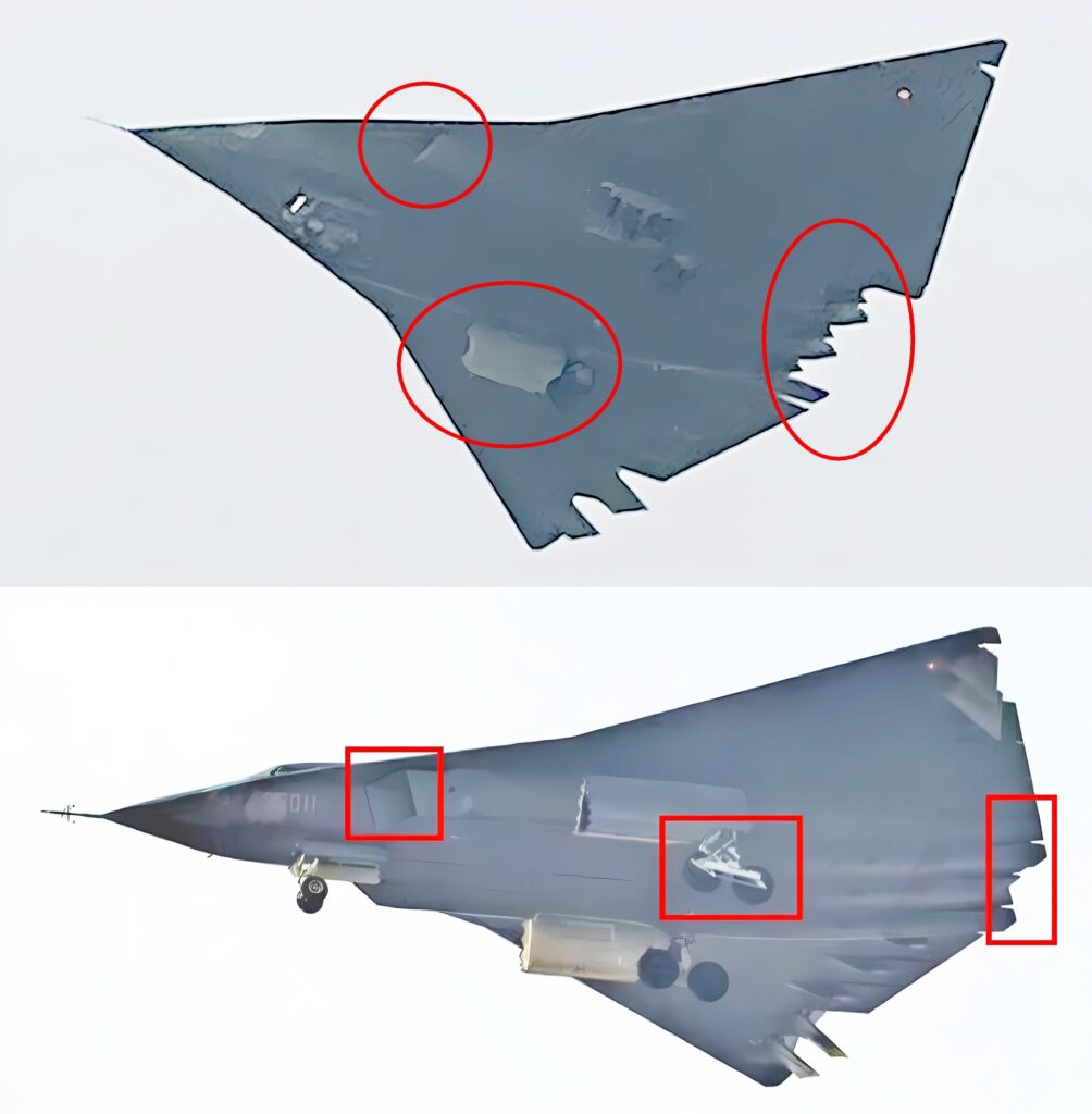 China's J-36 spotted with new modifications