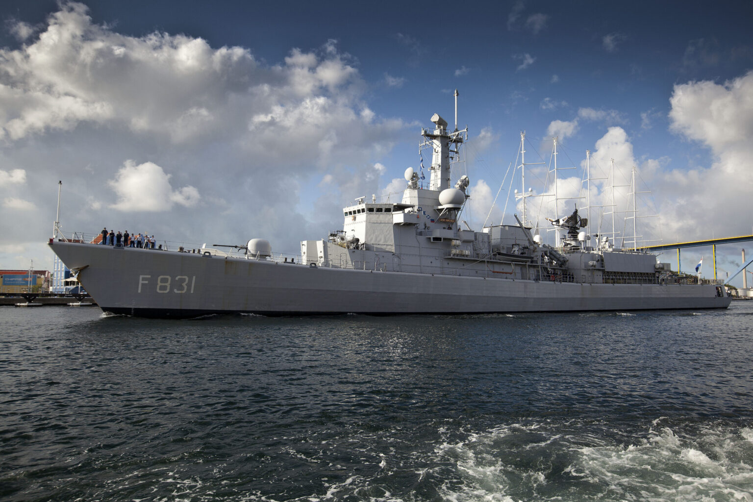 "Zr.Ms. Van Amstel" new flagship of the NATO fleet