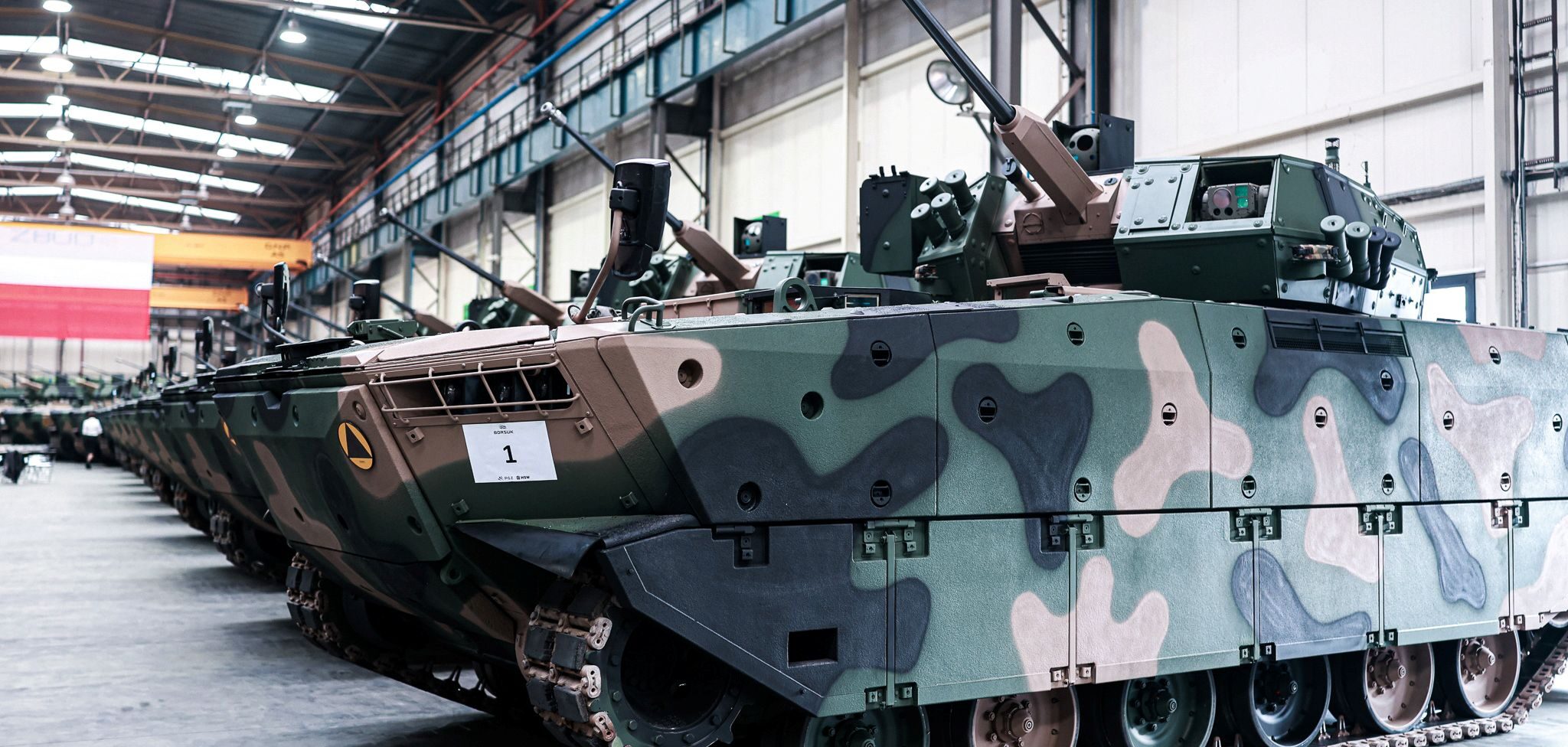 Polish armed forces take delivery of first 15 Borsuk tanks
