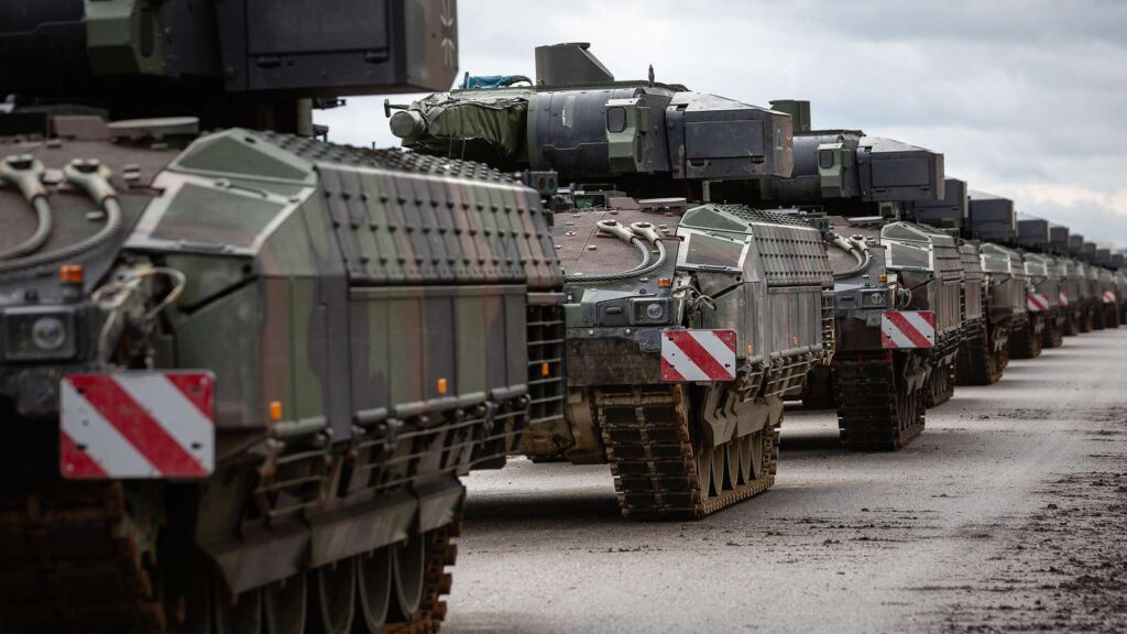 Bundeswehr: Armored brigade 12 exercises in open terrain